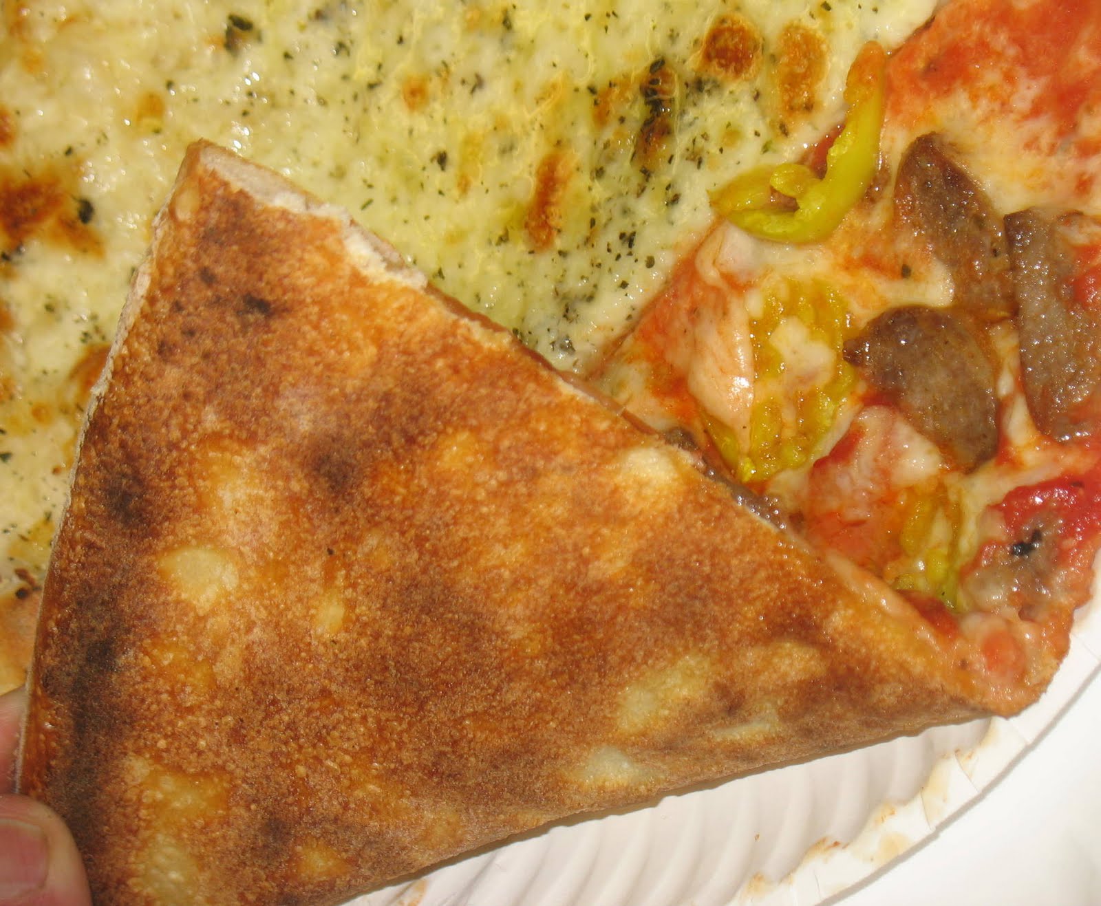 The Rochester NY Pizza Blog: Pizza Stop, State St.: White Garlic pizza ...