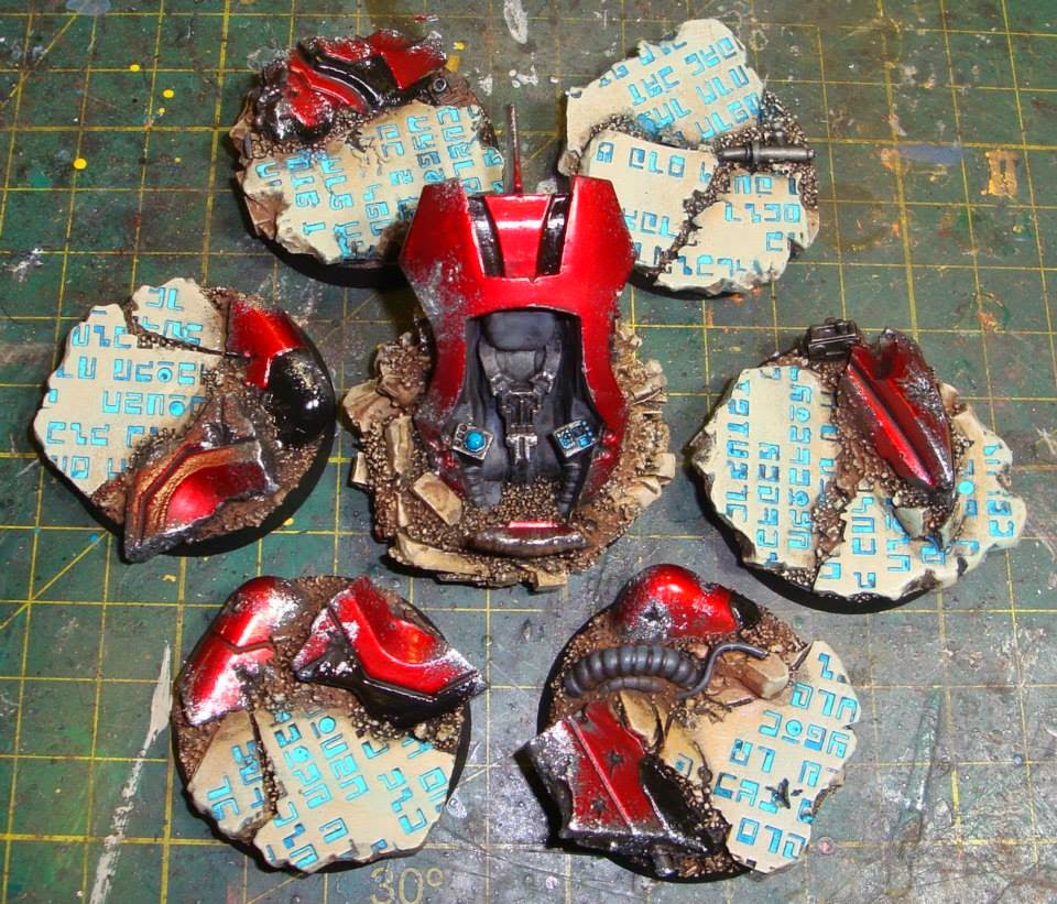 40k War Zone: TSOM Cool Bases.