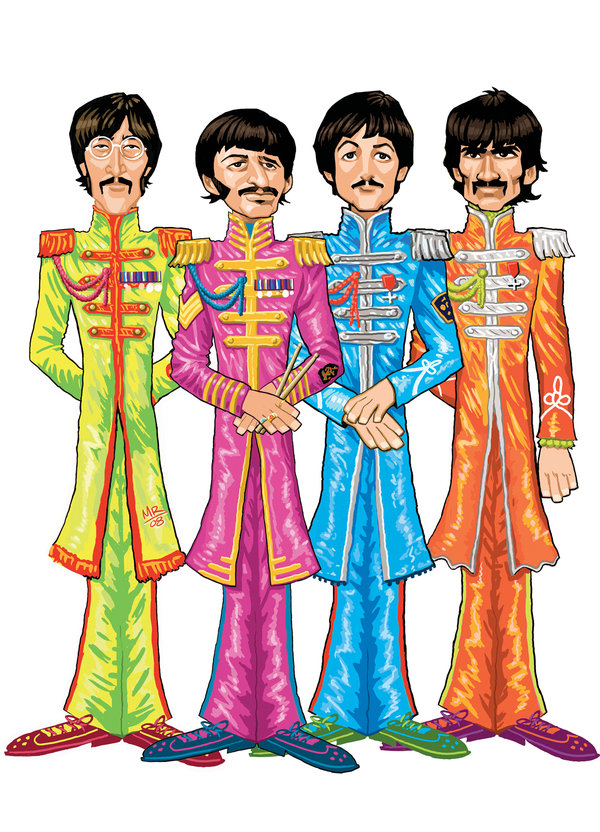 Imágenes para coleccionar: Dibujos de The Beatles