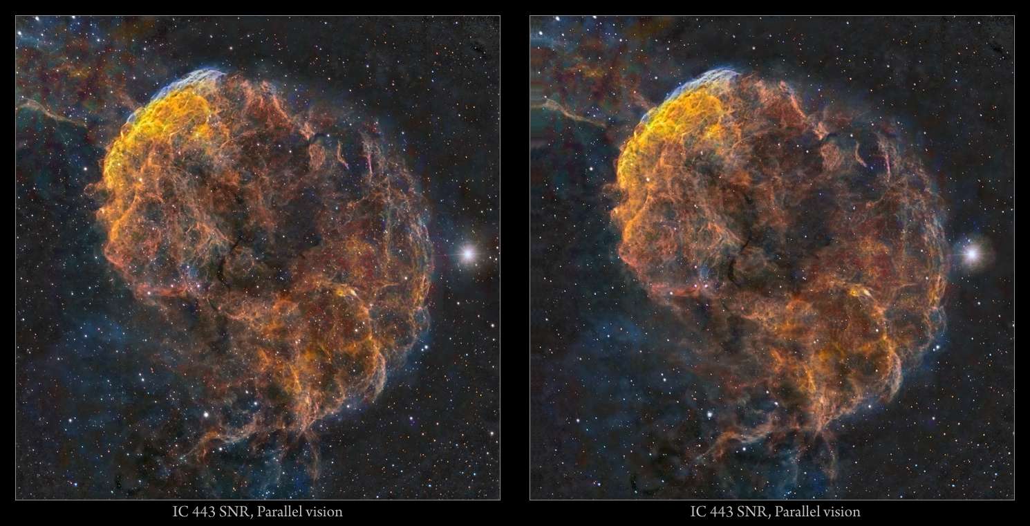 Astro Anarchy: Supernova remnant IC 443. the Jellyfish Nebula, as an ...