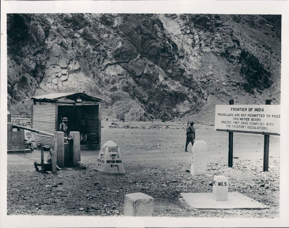 British India and Afghanistan border - 1934 - Old Indian Photos