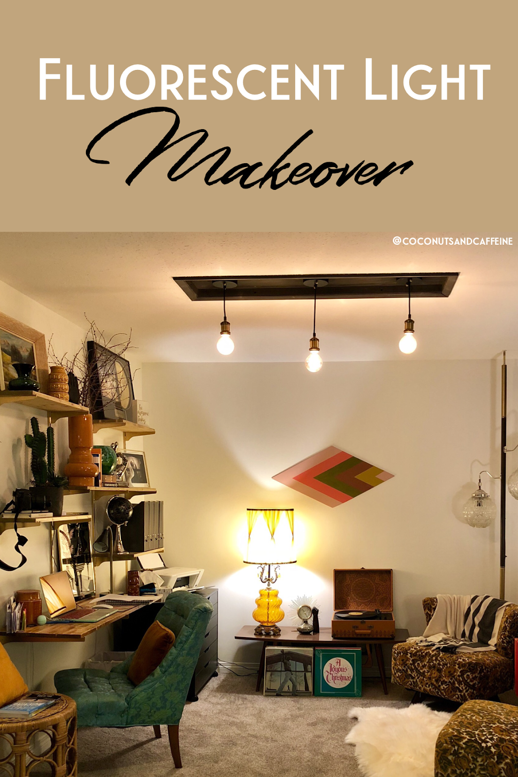 Fluorescent Light Fixture Makeover | WENDY KENNEDY