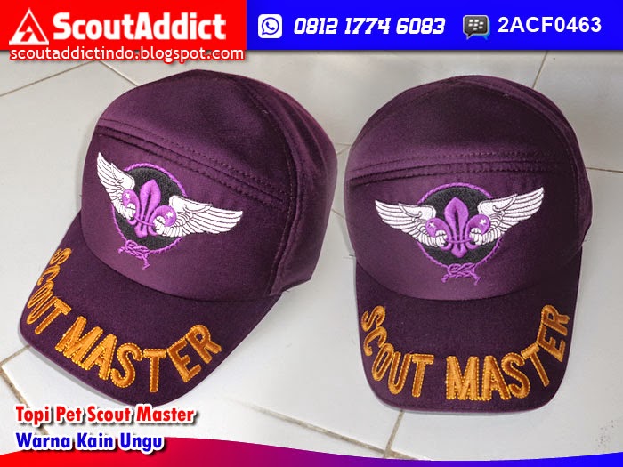 Topi Scout Master ~ Kedai Pramuka ScoutAddict Kediri