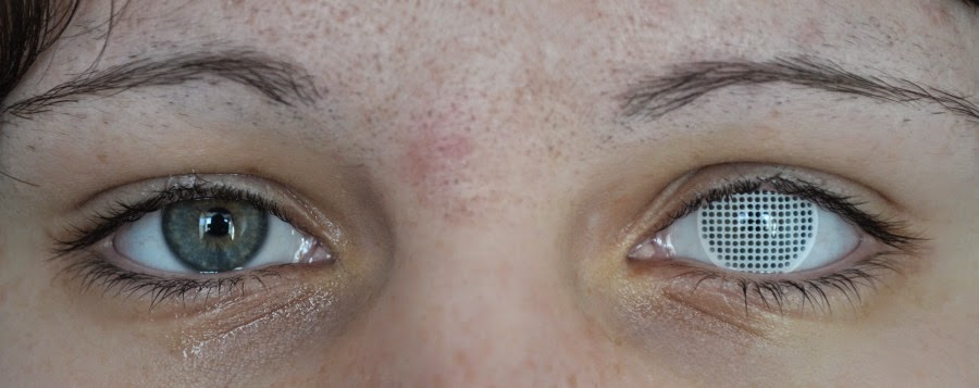 Hasa's circle lens reviews: Lens review: White Mesh/Screen lenses