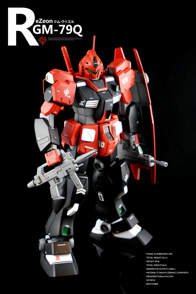 Gundam Family: ReZeon RGM-79Q GMquel Custom Build