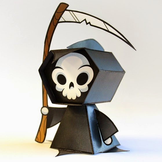 Grim Reaper Papertoy