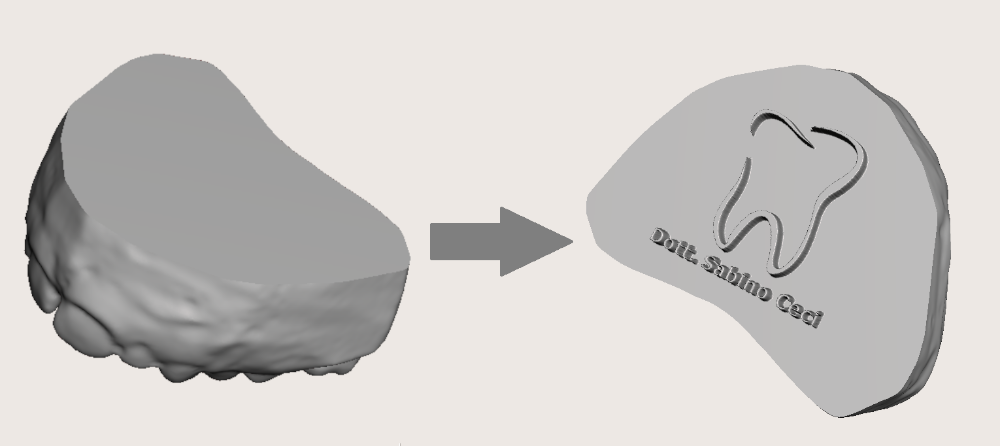 How to add your logo to a scan in Meshmixer