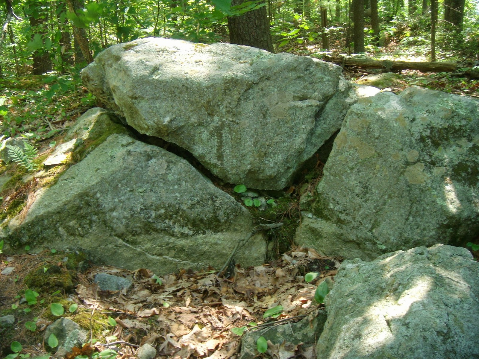 Rock Piles: Wedge-Shaped Formation