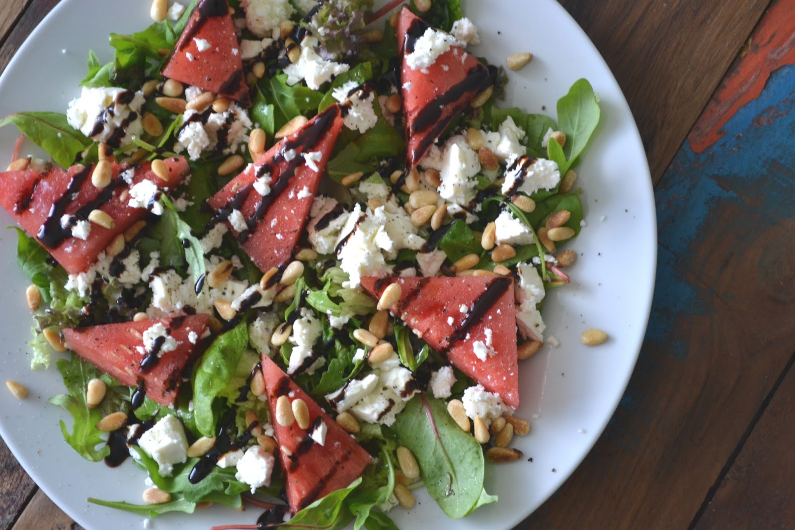 Mijn kookavonturen: Salade met watermeloen en feta