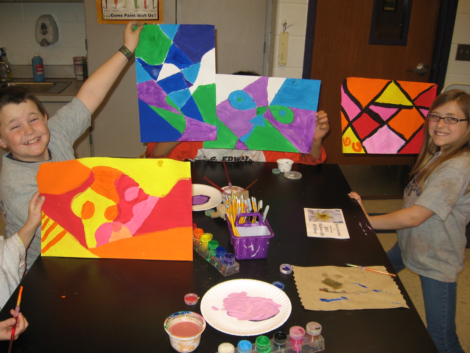 Jamestown Elementary Art Blog: 4th grade Kandinsky Abstract art