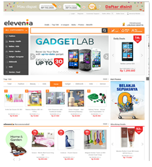 e- Bisnis Logistik "Ria Blog": E-commerce Indonesia Elevenia