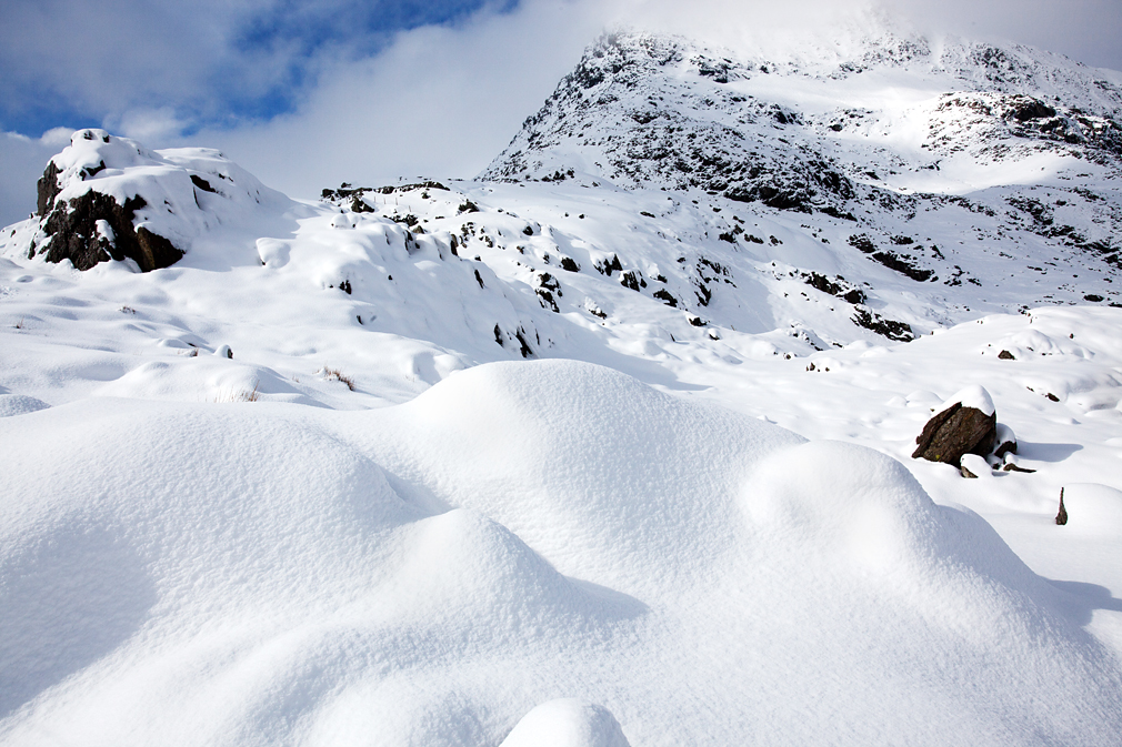 phils photographic adventures: Snowdons Pyg track in the snow March ...