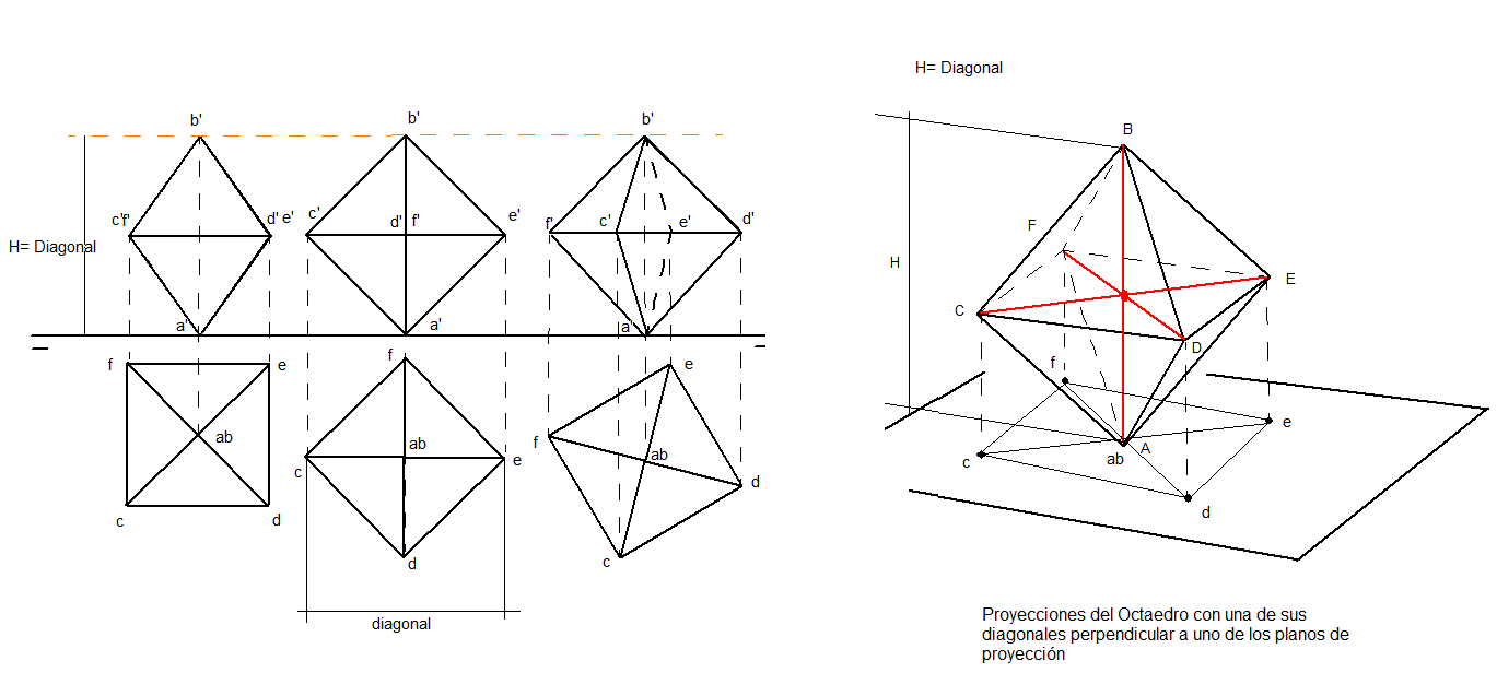 IES Castillo de Luna. EPVA, Dibujo Artístico y Dibujo Técnico: Octaedro ...