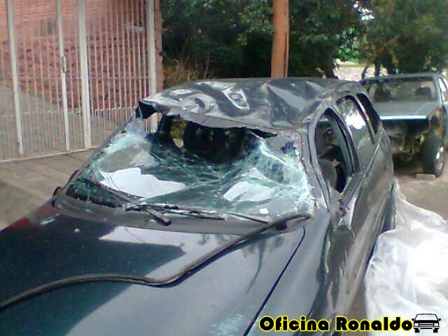 OFICINA RONALDO: Corsa (capotado): Reforma
