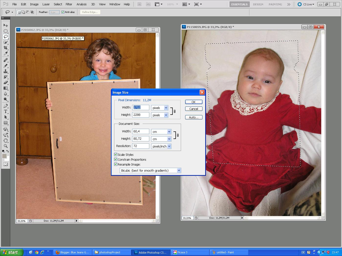 Blue Jeans Girl: Family picture (My 1st Photoshop project. Tutorial.)