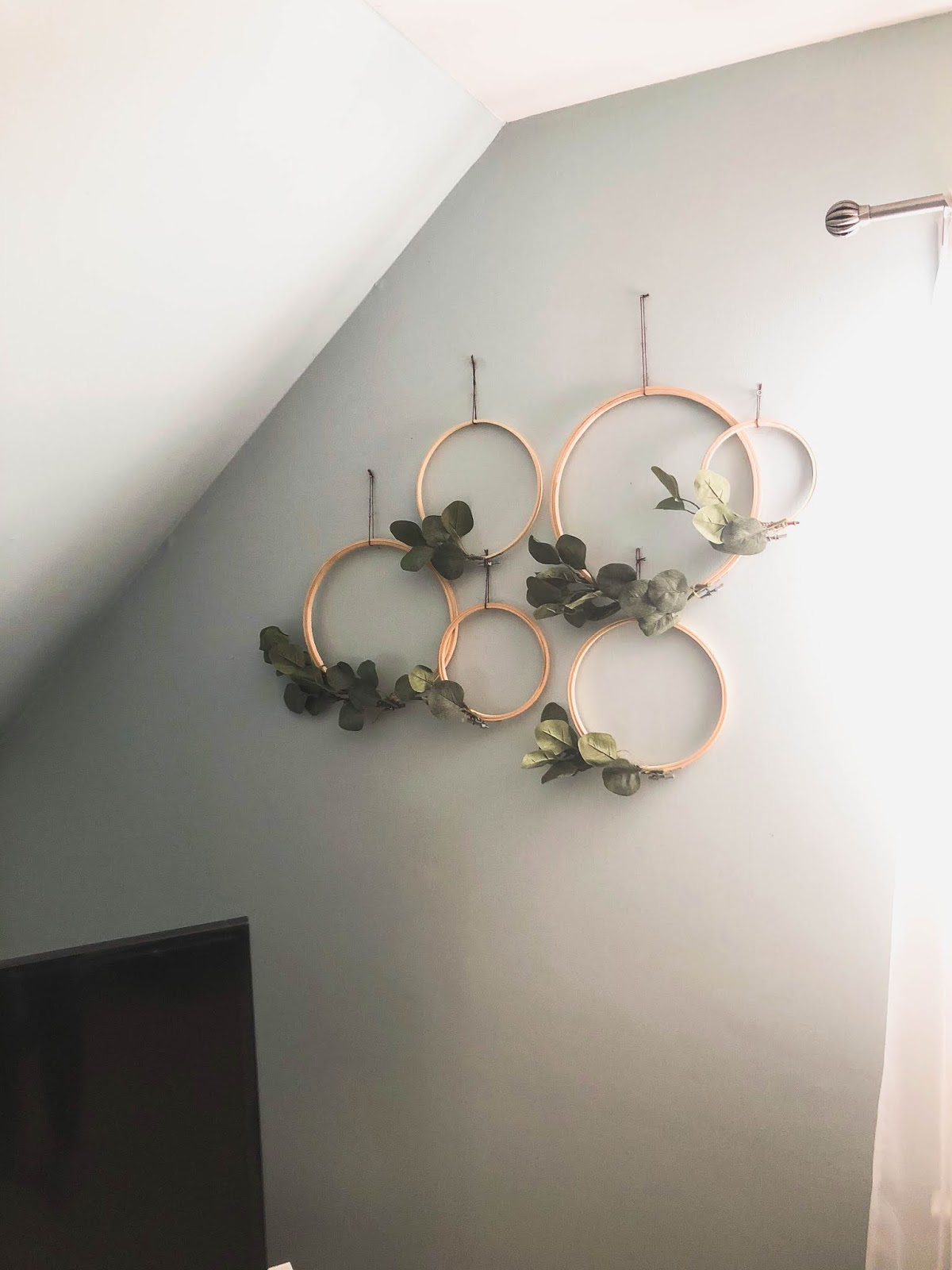 The Ashley Maria Blog: DIY Eucalyptus Hanging Hoops