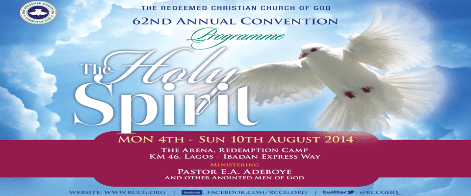 Prayer points from RCCG 62nd Annual Convention 2014 #HolyGhostService ...