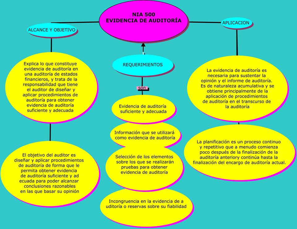 Fundamentos de auditoria: NIA 500: EVIDENCIA DE AUDITORÍA