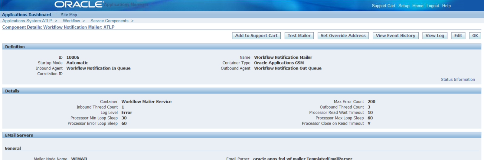 Oracle Dba S Workflow Notifications Override Email Address Functionality