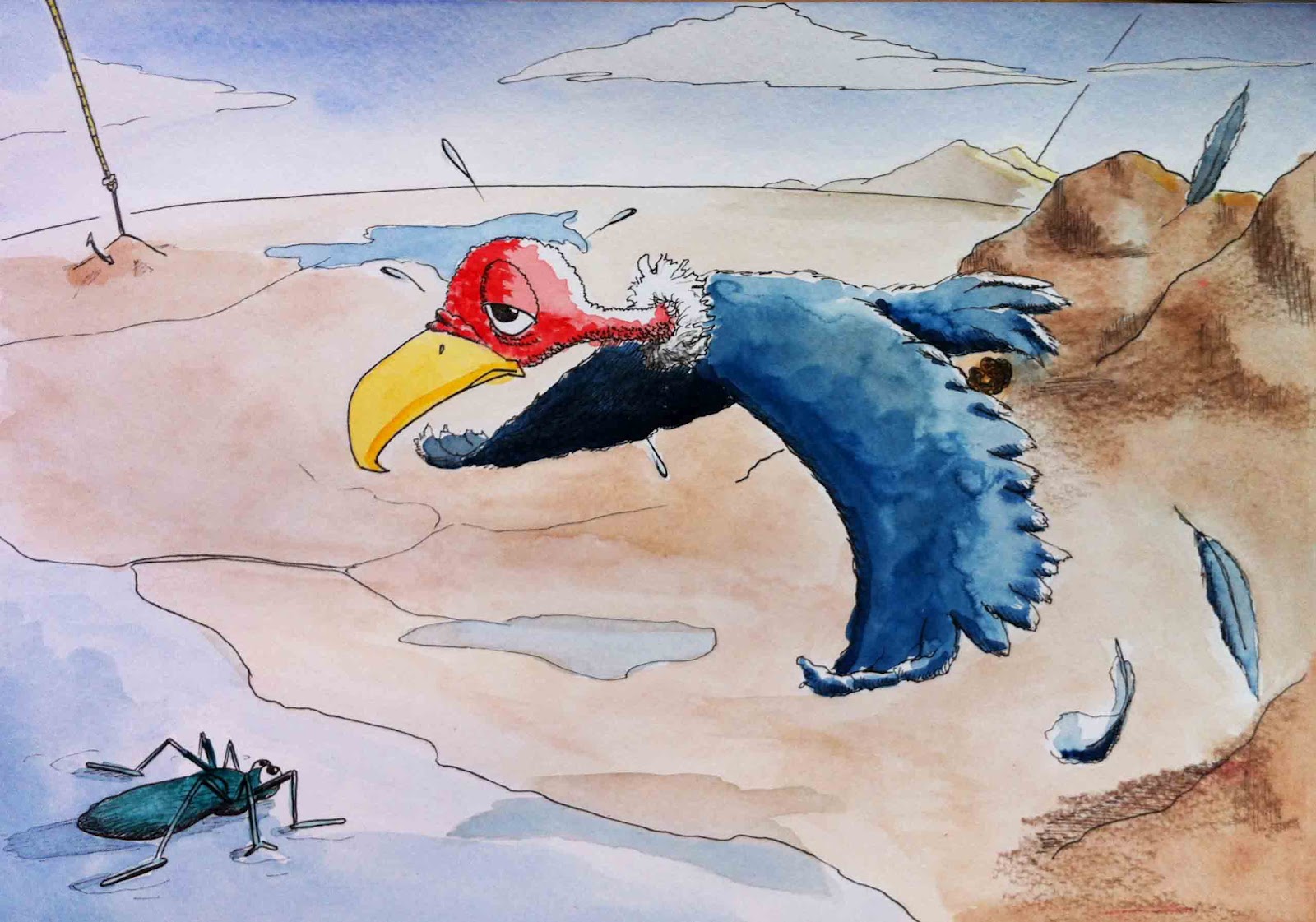 Sketches For Nora and Alfred: Galun'lati- the Great Buzzard