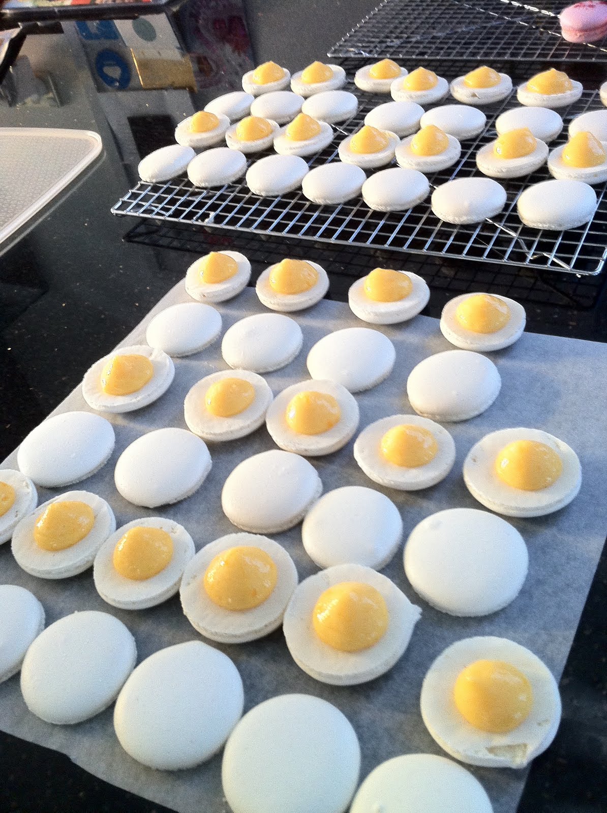 Team JJ's Bakery: Macarons for J's colleagues