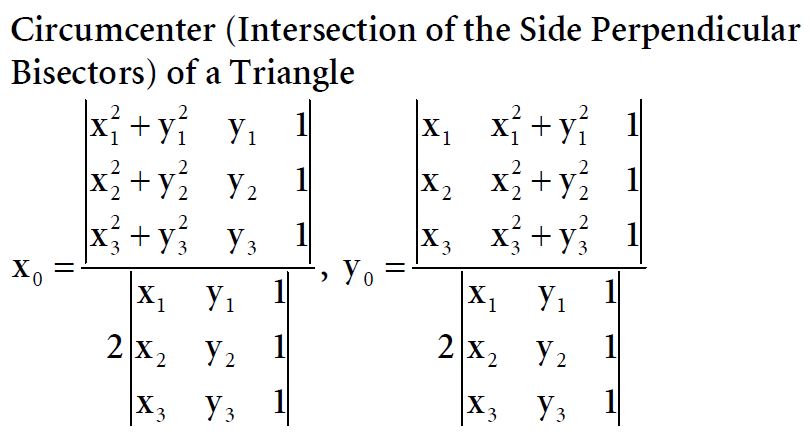 Two-Dimensional Coordinate System
