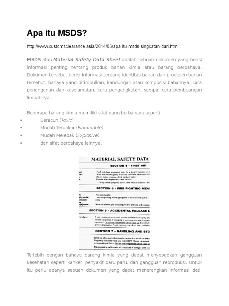 msds adalah - wood scribd indo