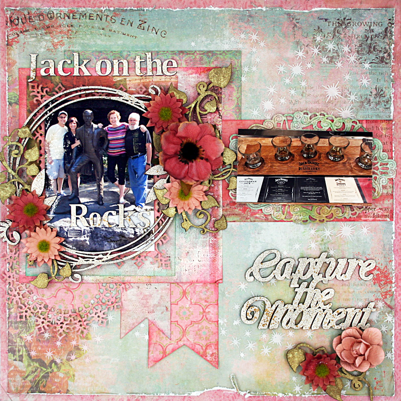 Scrap, Travel, and Bark!: Layout with Creative Embellishments