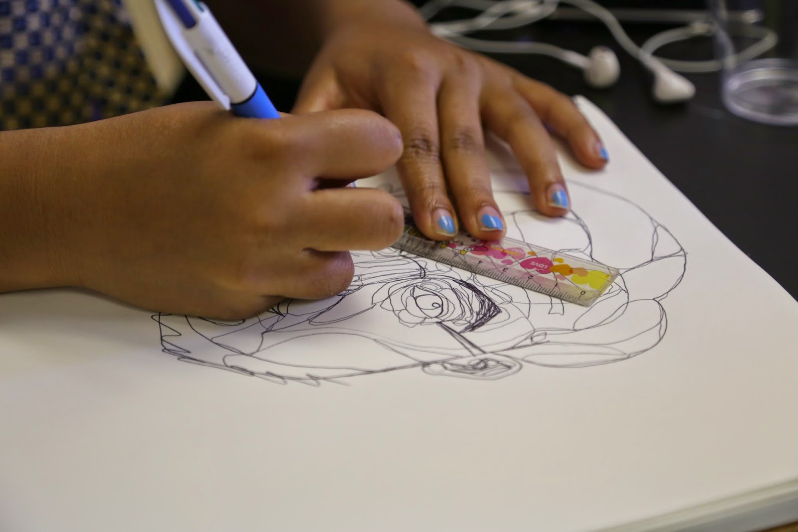 Grauer Art: Line drawing, artist (Josh Bryan) inspired, Internship Art