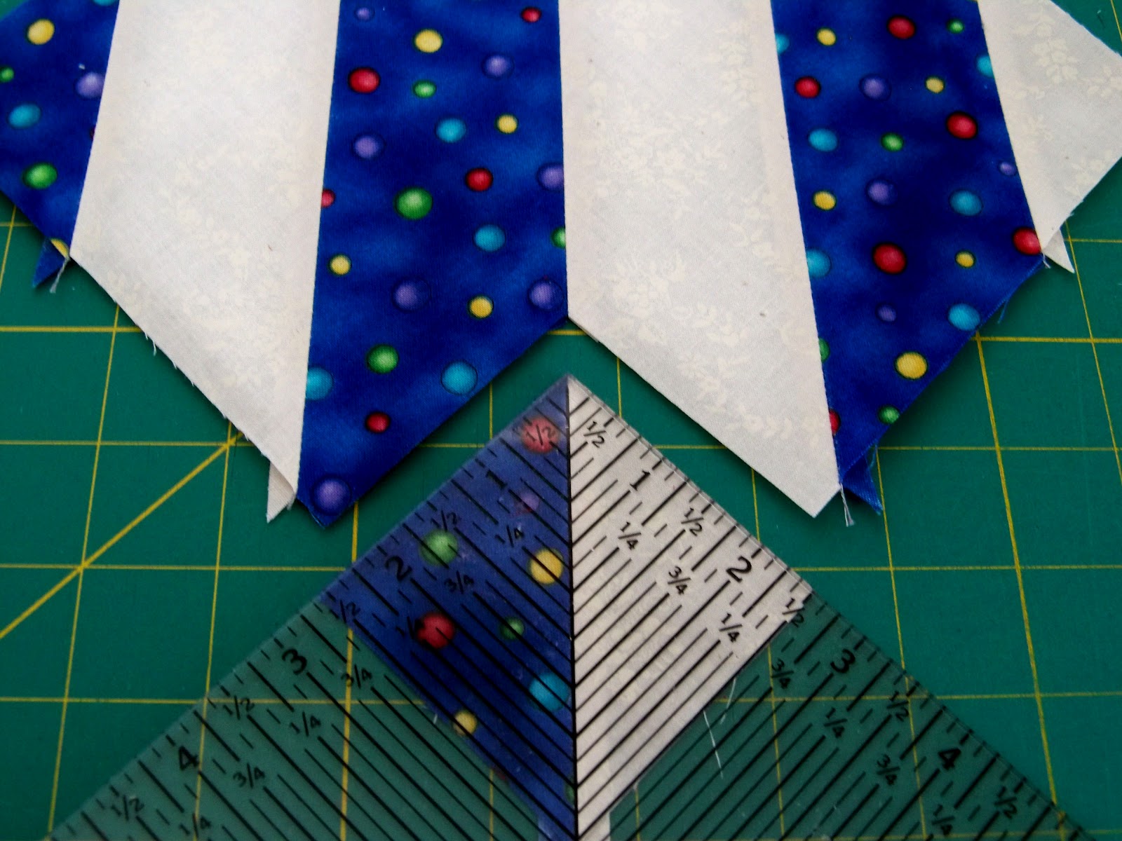 Quilts And Other Good Things Half Square Triangle Tutorial Bias Strip Method Quilts And Other Good Things Half Square Triangle Tutorial Bias Strip Method