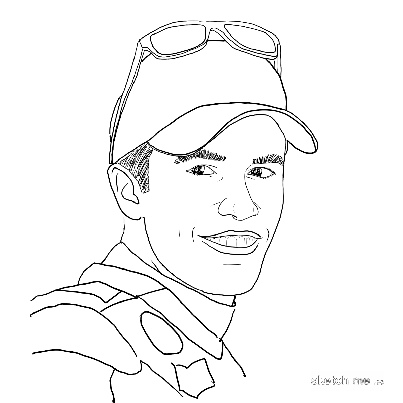 Marc Márquez - sketch me. CUSTOM PORTRAITS for facebook and twitter ...