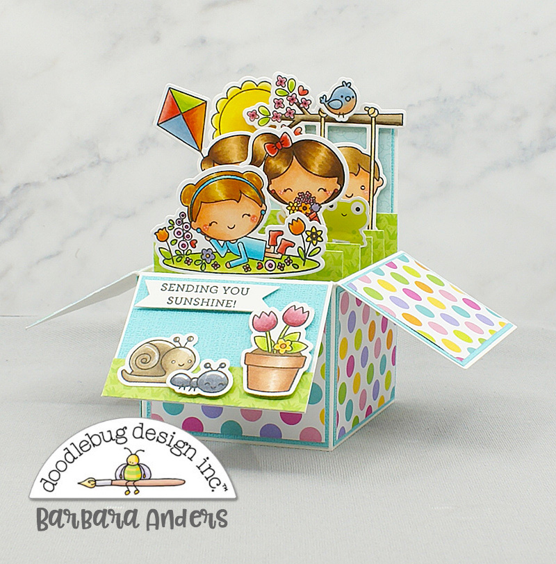 Doodlebug Design Inc Blog: SIMPLY SPRING | Box Card with Barbara