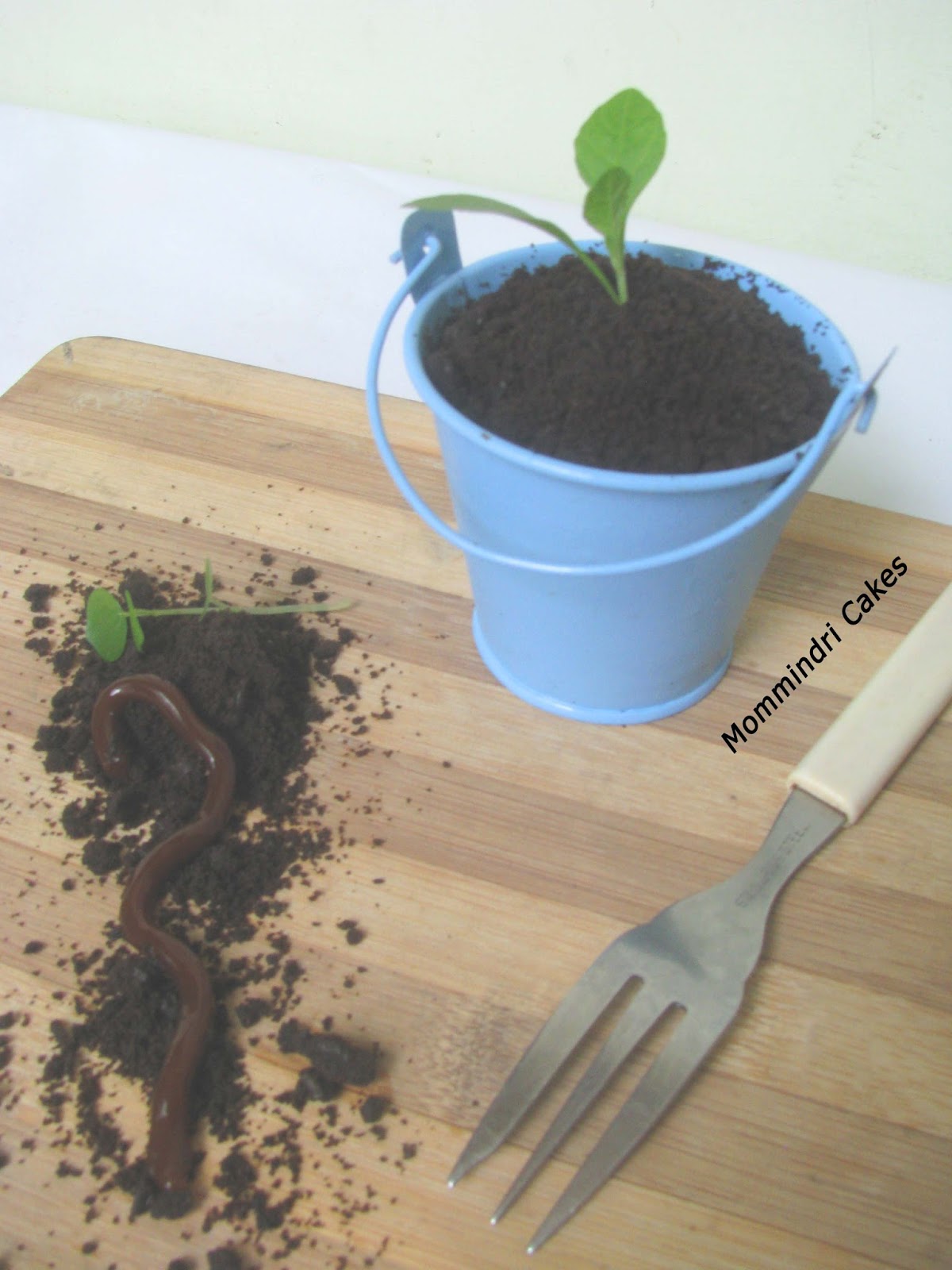 Mommindri Cakes: Chocolate Soil... It's surely edible!