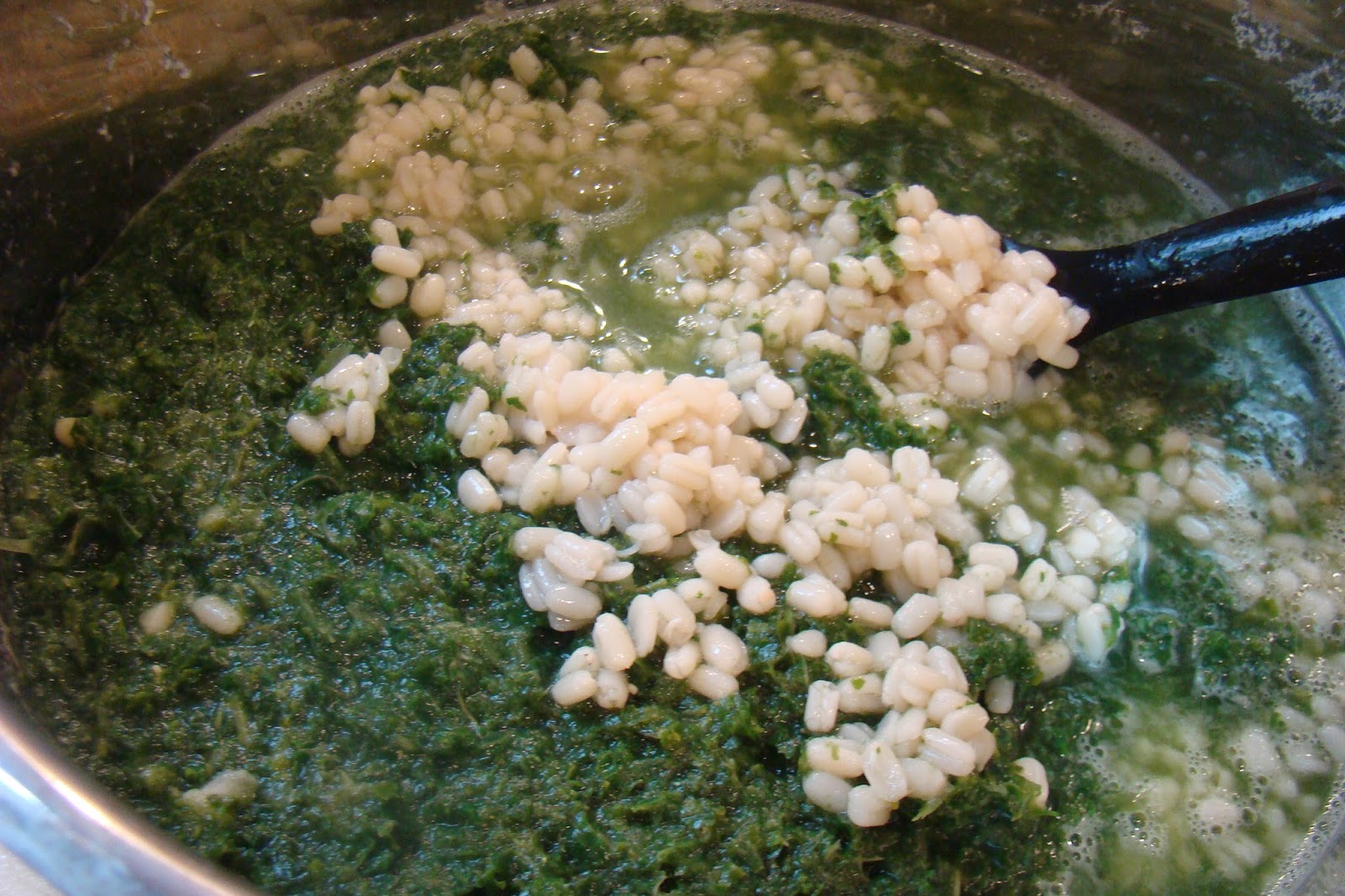 My Favorite Recipes Collection: Kale and Whole Urad Beans Curry