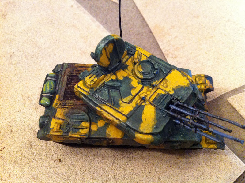 Fawcett Avenue Conscripts: Finished Syrian ZSU-23-4 AAA Tank - 15mm Old ...