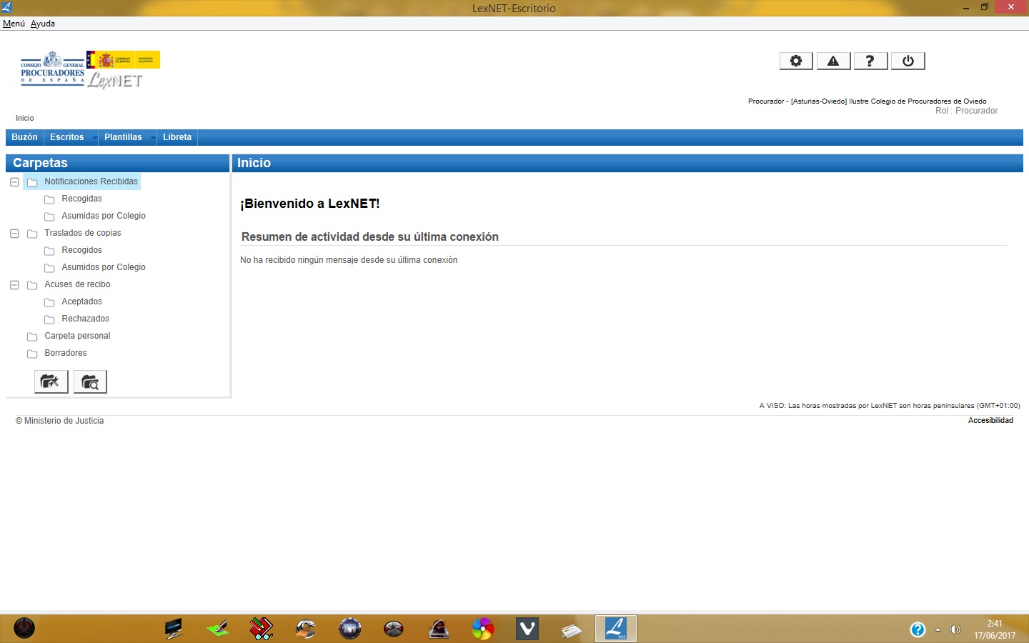 Aplicacin Lexnet De Escritorio Epilogo