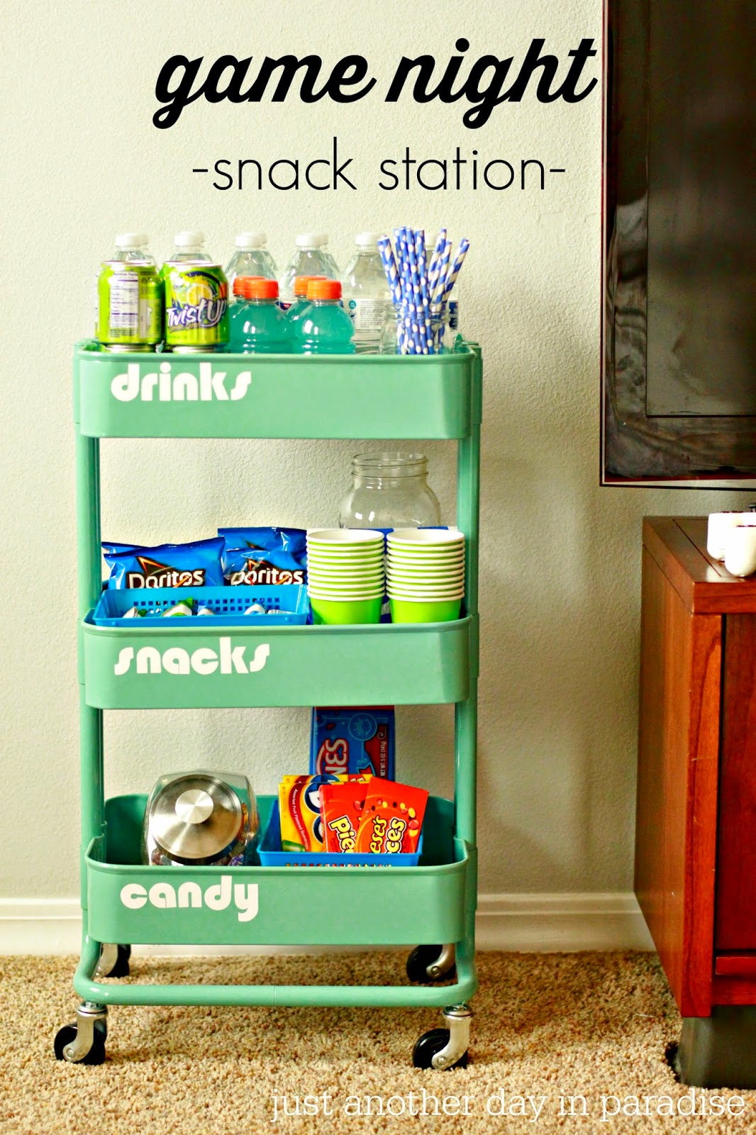 Larissa Another Day: Game Night Snack Station