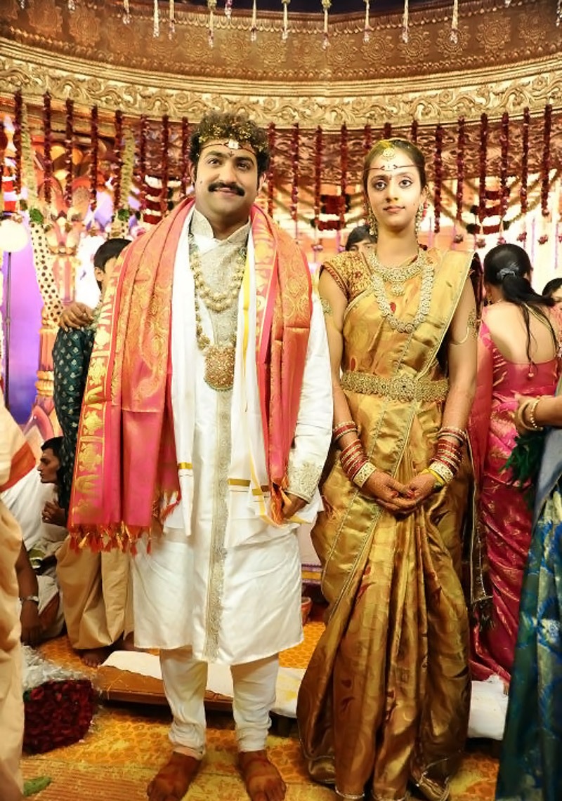 Jr NTR & Lakshmi Pranathi Wedding Stills marrage Photos | Celebrities ...