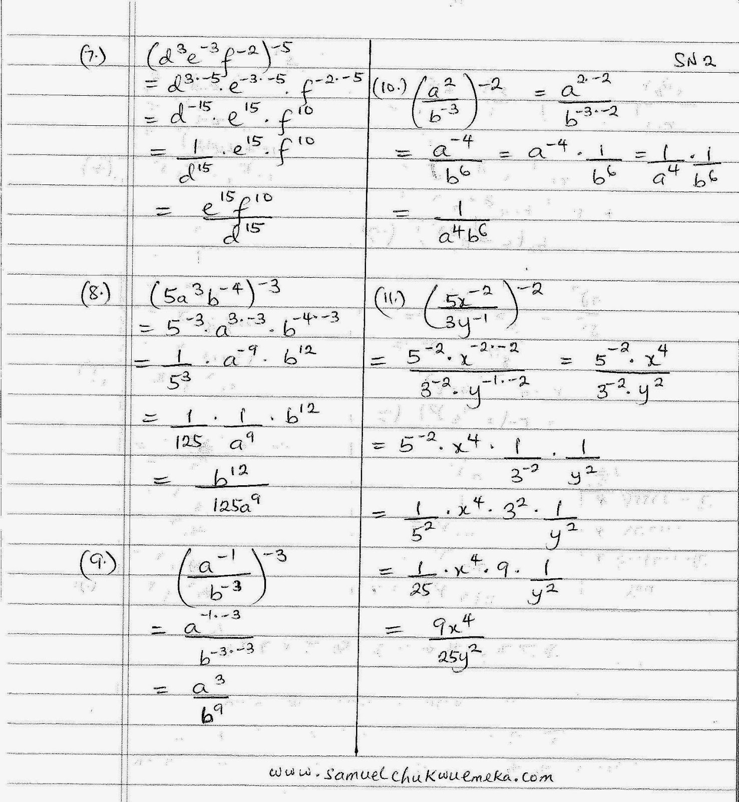 Algebra Made Simple!!!: Exponents - Part 7