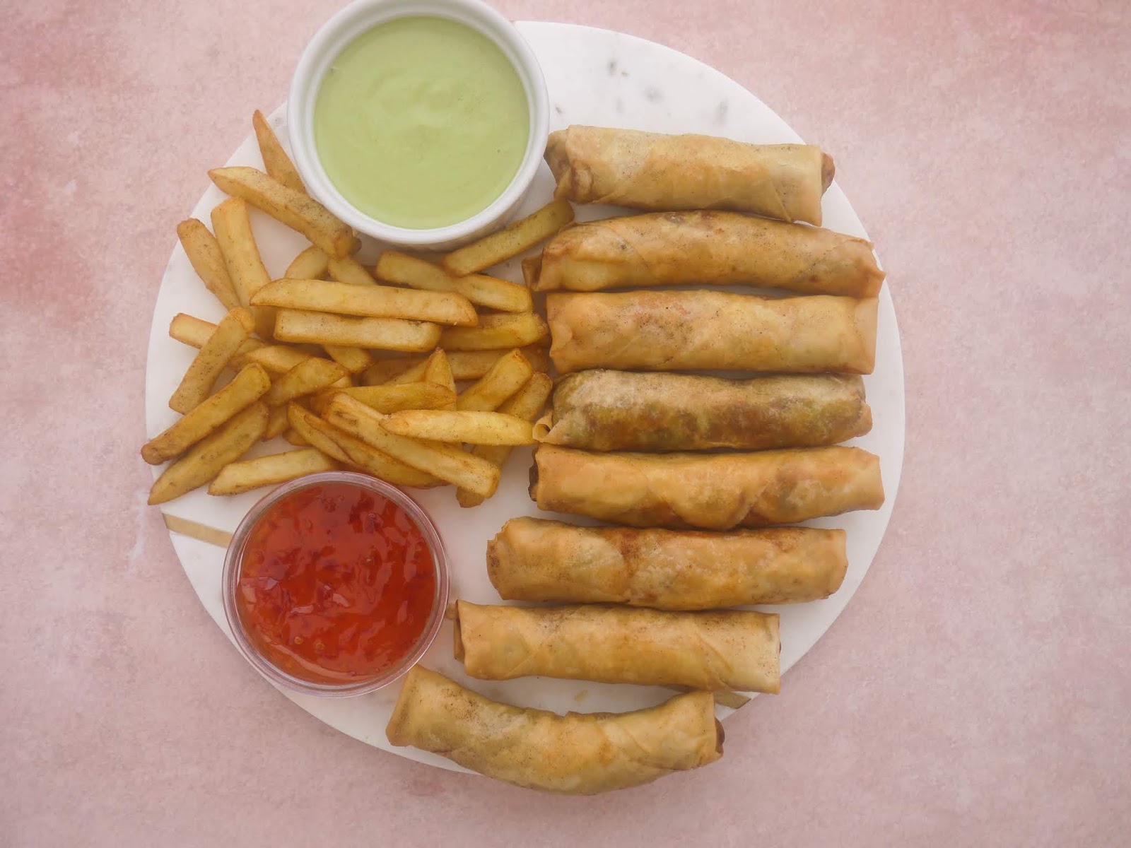 This Muslim Girl Bakes: Vegetable Spring Rolls.