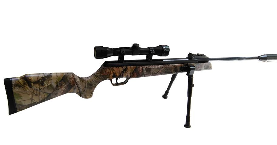 Rifle Aire Comprimido Nitro Piston Fox Camuflado 5.5 mm