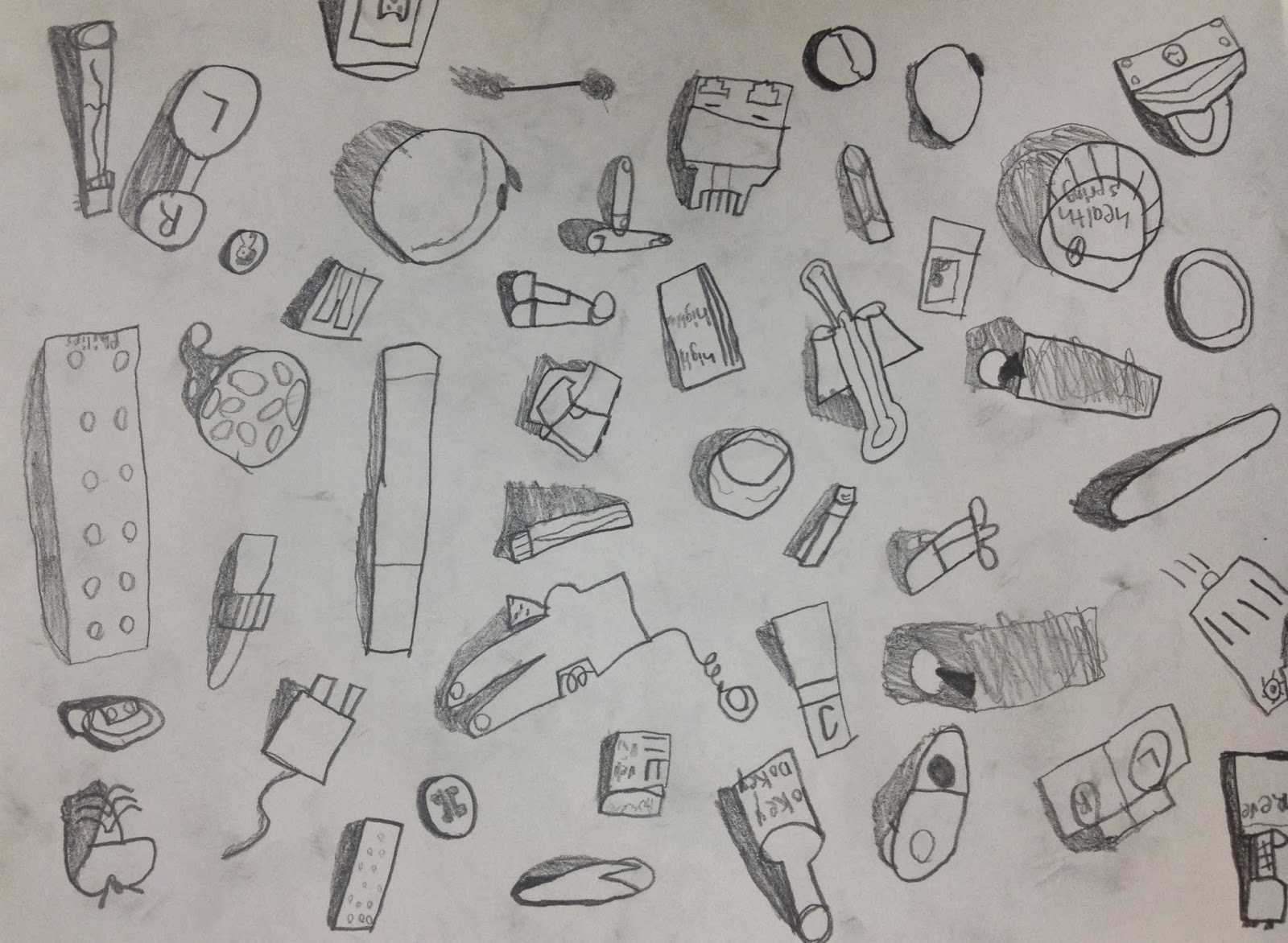 Miss Dori's Junk Drawing Day