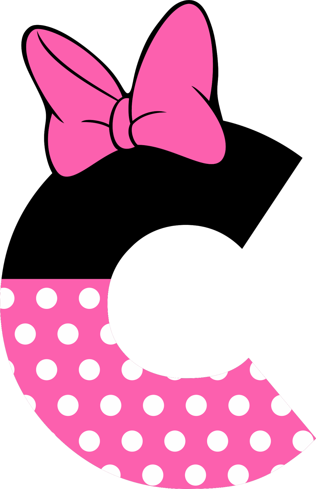 ® Imágenes y Gifs Animados ®: IMÁGENES DE LETRAS MAYÚSCULAS DE MINNIE