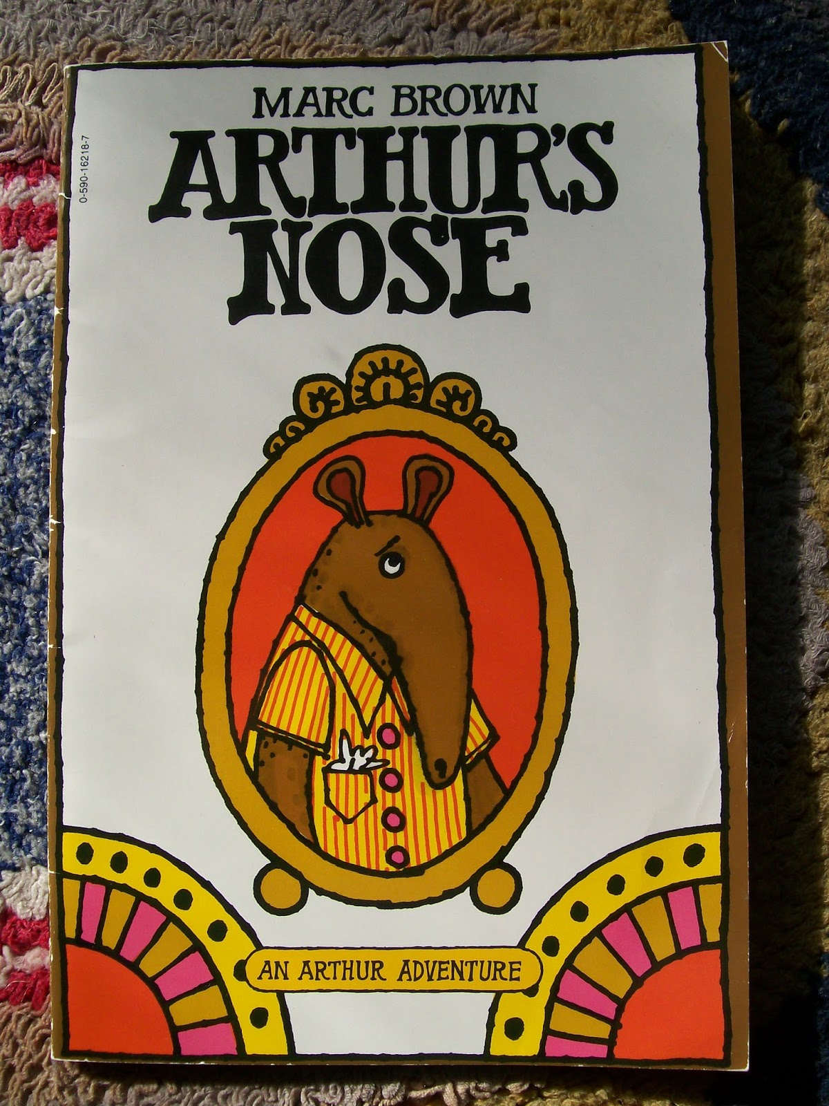 My Dusty Shelves: Arthur's Nose