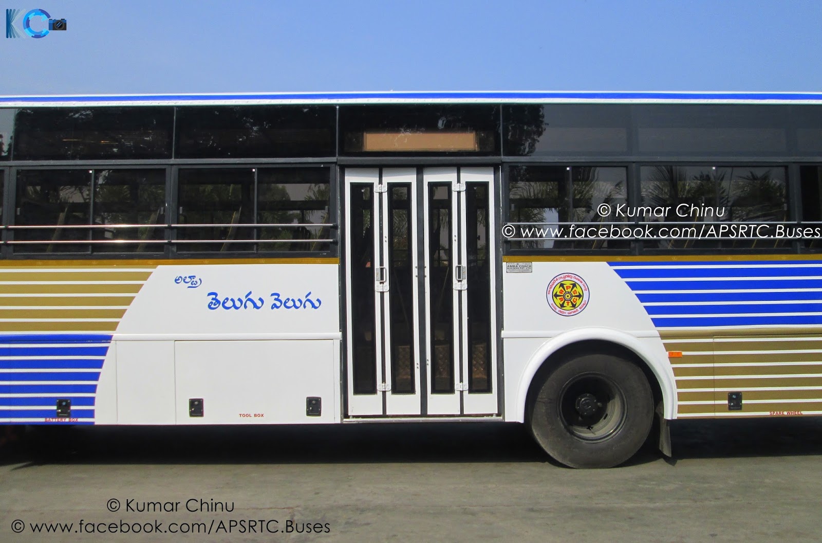 APSRTC Brand New ULTRA TELUGU VELUGU bus.