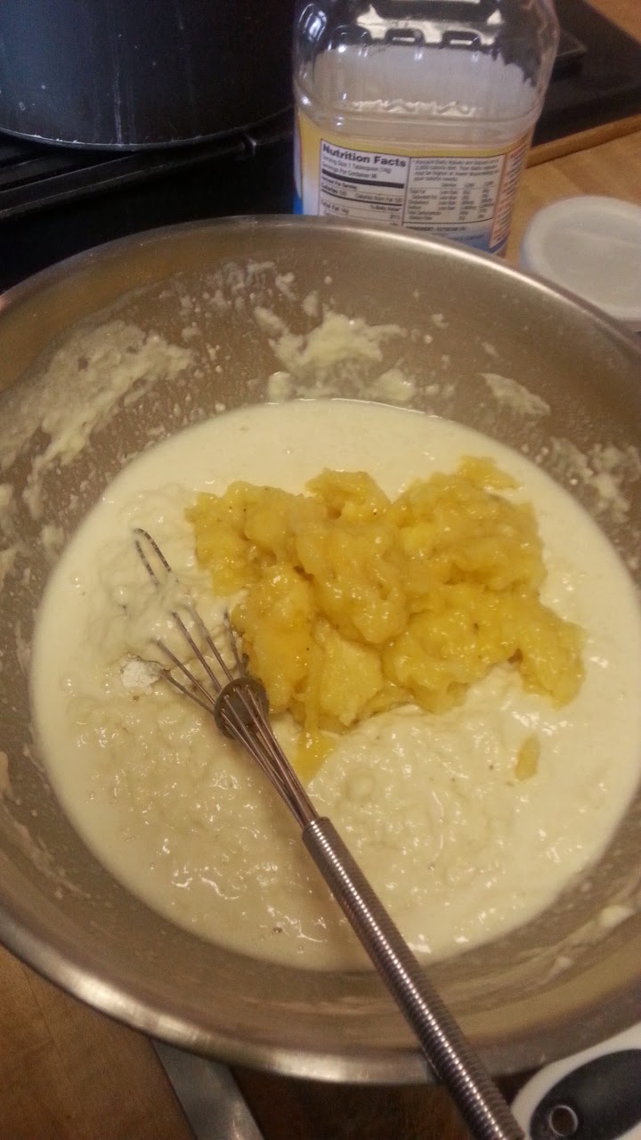 Keke Vai with Banana (Tongan) (Banana Pancakes)