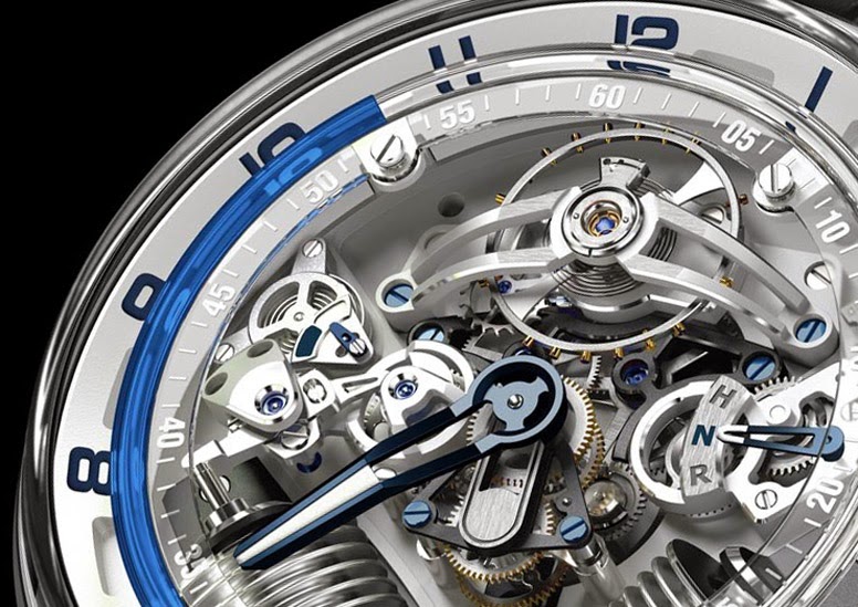HYT Watches - H2 Titanium and White Gold Blue | Time and Watches | The ...