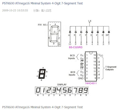 FongHeart: Common cathode 7 segment LED pinout