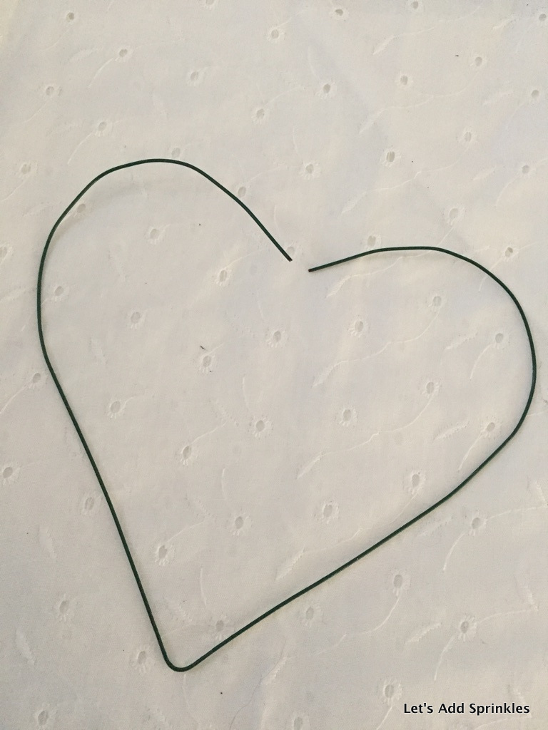 Let's Add Sprinkles: No Sew Wire Hearts For Valentine's Day