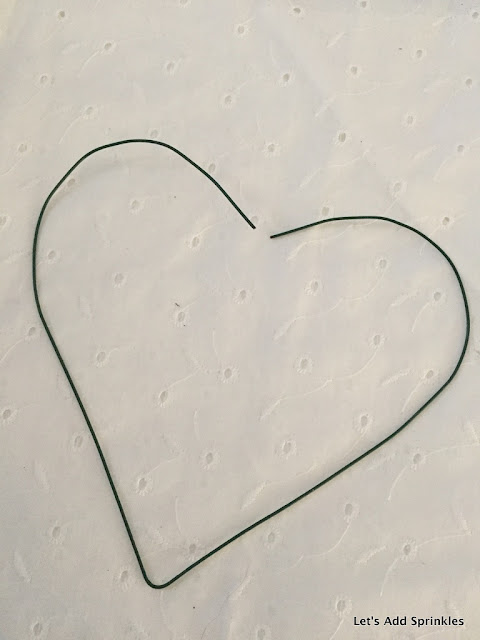 Let's Add Sprinkles: No Sew Wire Hearts For Valentine's Day